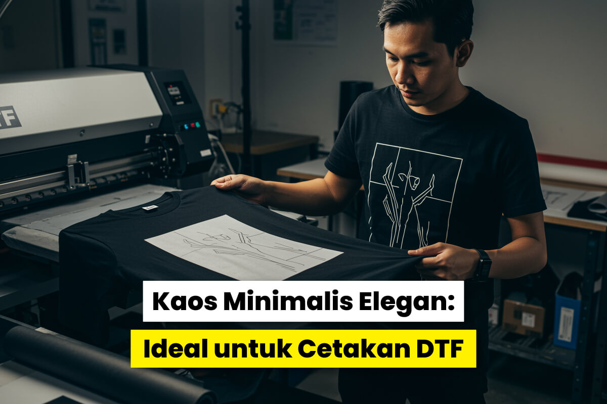 Desain Kaos Simple & Elegan: Cocok untuk Printer DTF